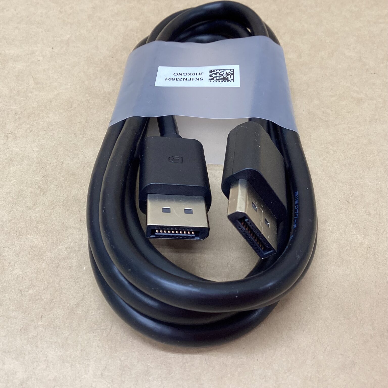 [Unused] Genuine DELL DisplayPort Cable Male-Male Ver.1.2 5K1FN235012K ...